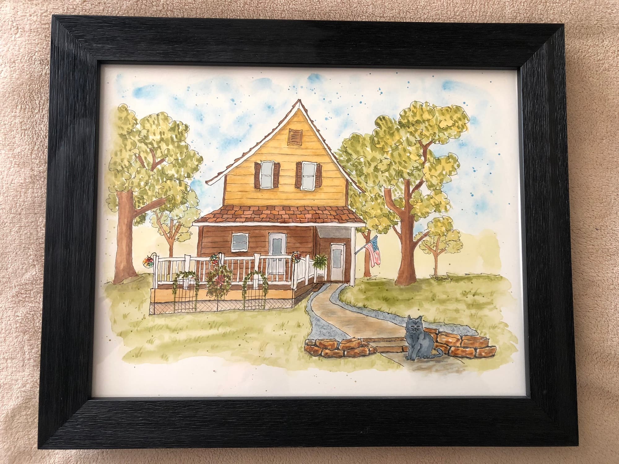 Watercolor House Portraits - Bill Rubosky Art